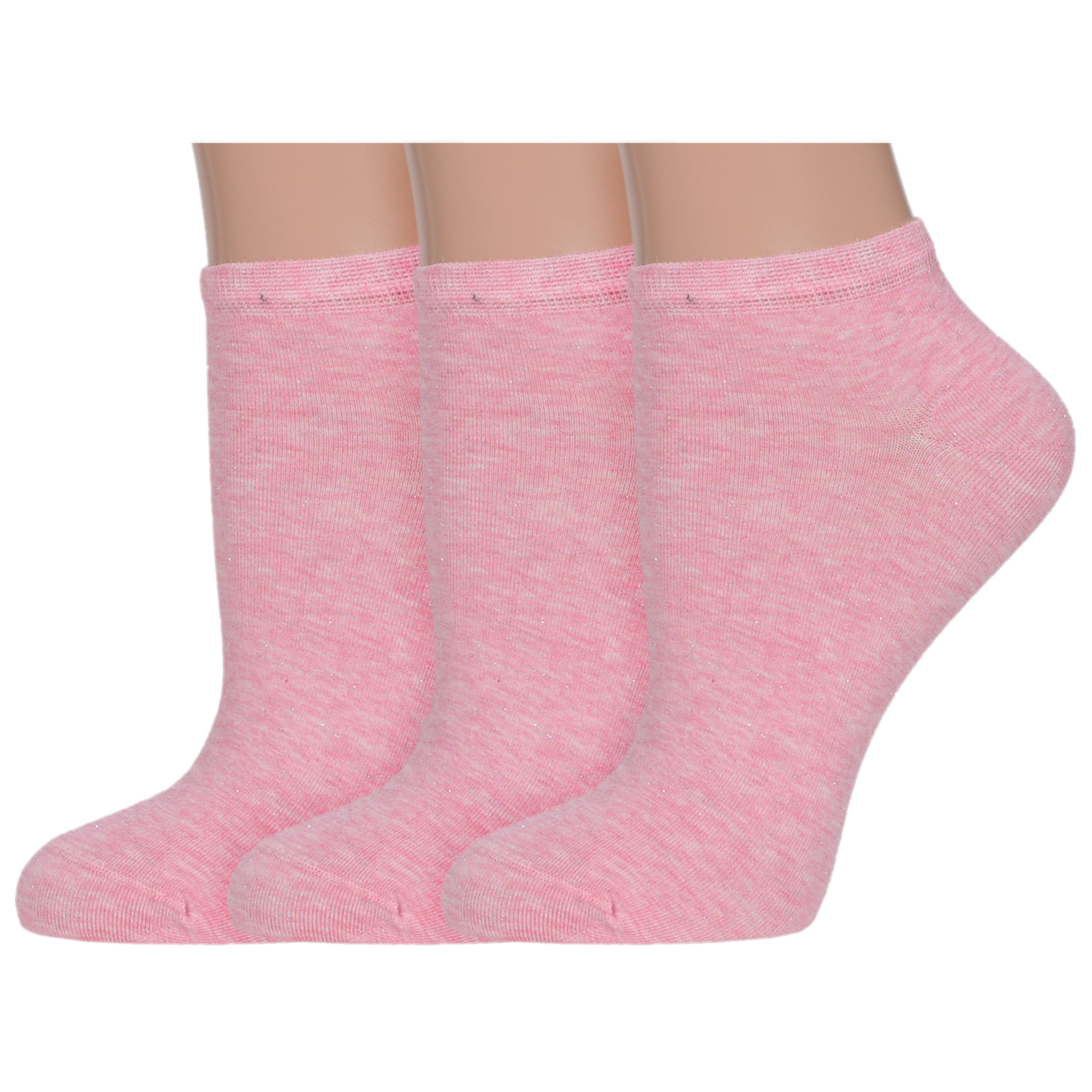 Комплект носков женских Rusocks 3-Ж3-13042 розовых 23-25