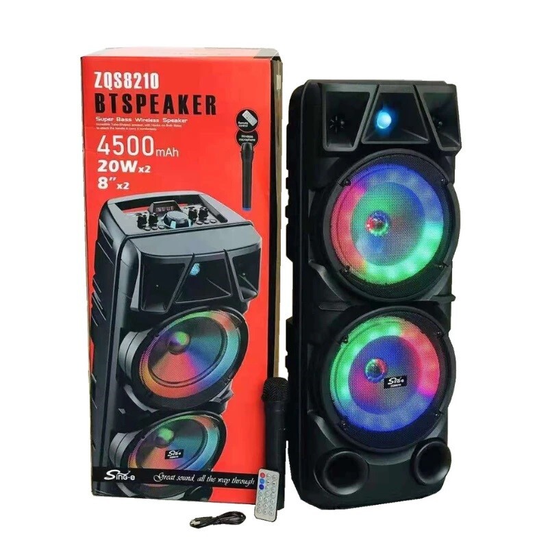 Портативная колонка BT Speaker ZQS8210 Black (DD-ZQS8210)