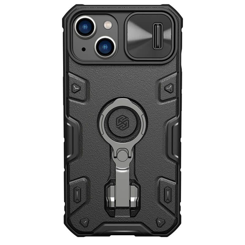 Чехол Nillkin CamShield Armor Pro Magnetic для iPhone 14+ (черный)