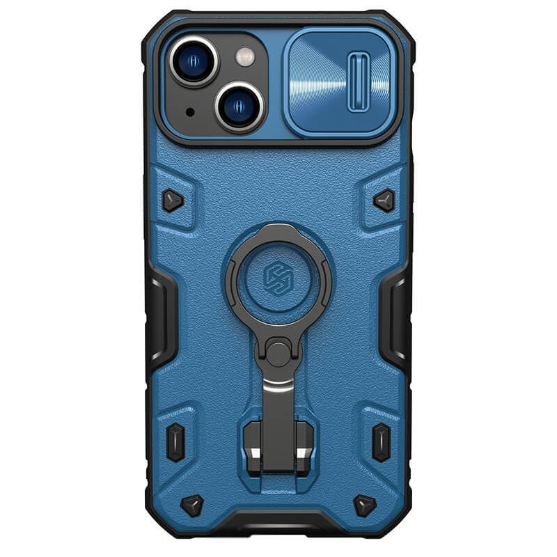 Чехол Nillkin CamShield Armor Pro Magnetic для iPhone 14 (синий)