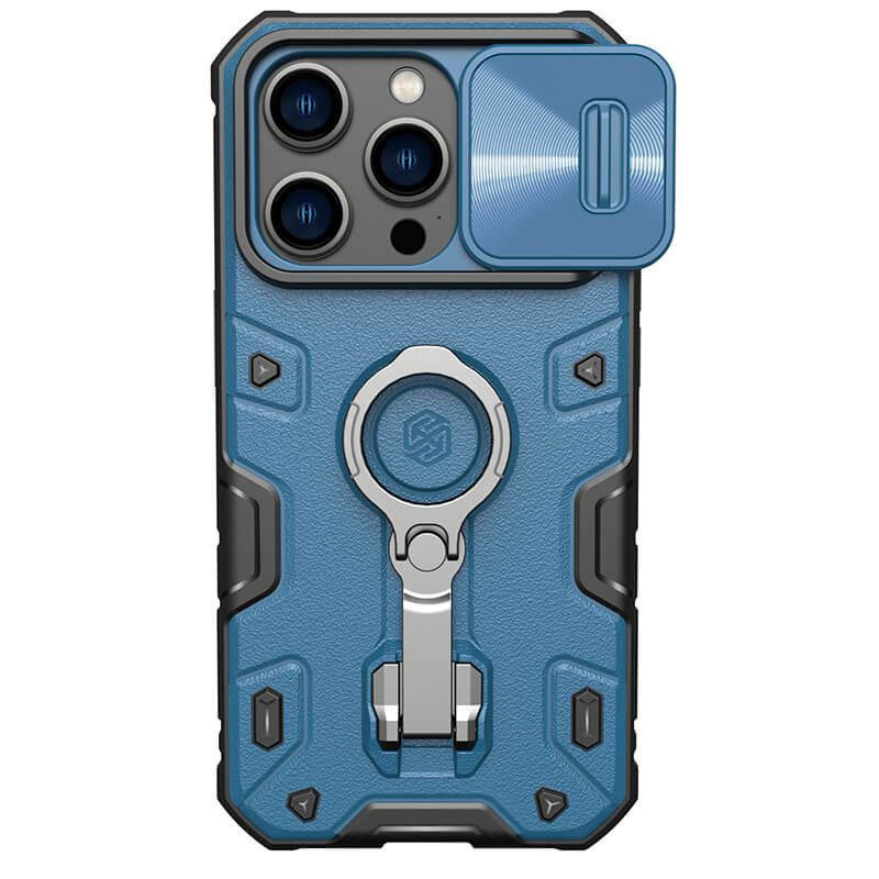 Чехол Nillkin CamShield Armor Pro для iPhone 14 Pro (синий)