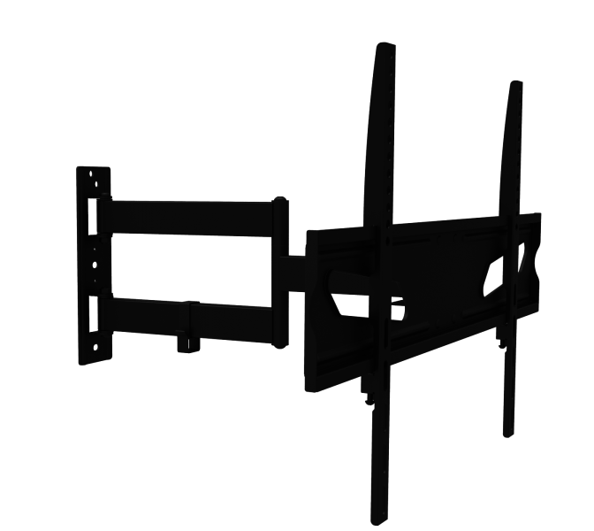 Наклонно-поворотный кронштейн для телевизора MasterKron UPA52-463 37-70 черный