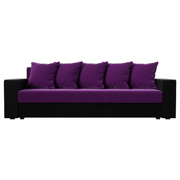 Диван-кровать Лига Диванов Дубай, фиолетовый/черный