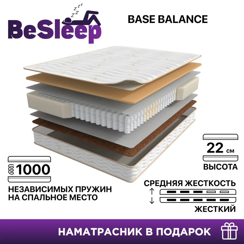 Матрас BeSleep Base Balance 80х190