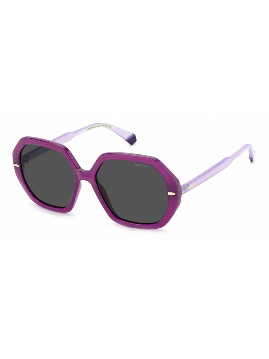 Солнцезащитные очки женские Polaroid PLD 4124/S серые
