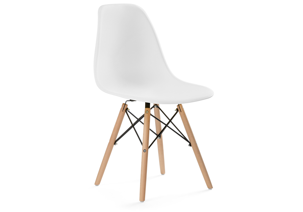 Стул Woodville Eames PC-015 белый/бежевый
