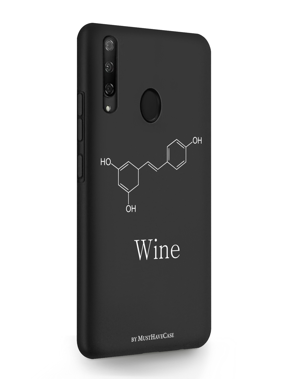 Чехол MustHaveCase Huawei P Smart Z Молекула вина черный