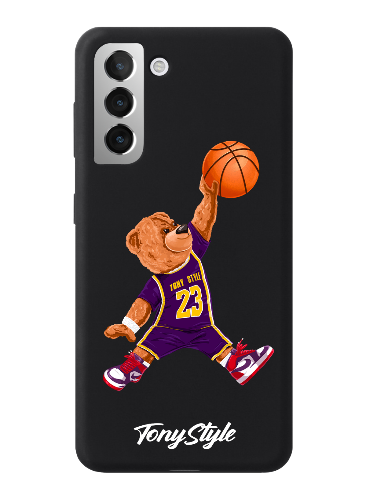 Чехол Tony Style Samsung Galaxy S21 Tony Style баскетболист с мячом