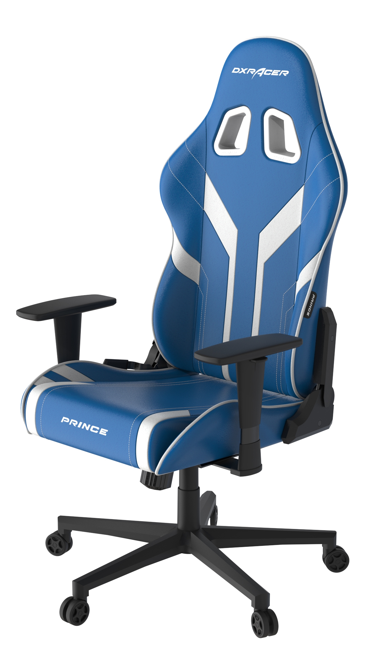 Игровое кресло DXRacer Peak сине-белое OH/P88/BW