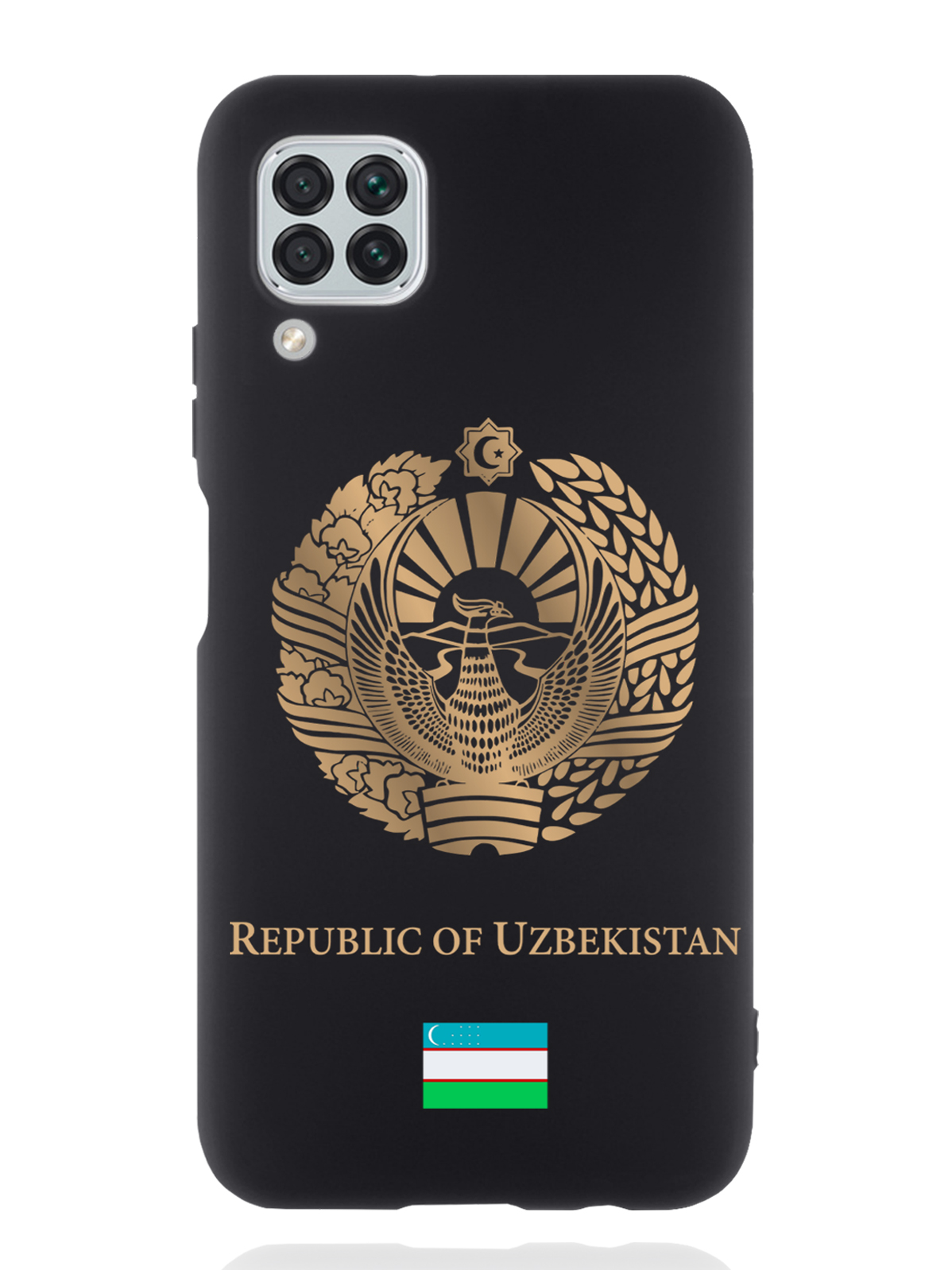 Чехол SignumCase Huawei P40 Lite Золотой Герб Узбекистана