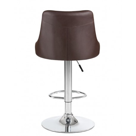 Барный стул DOBRIN, хром/коричневый