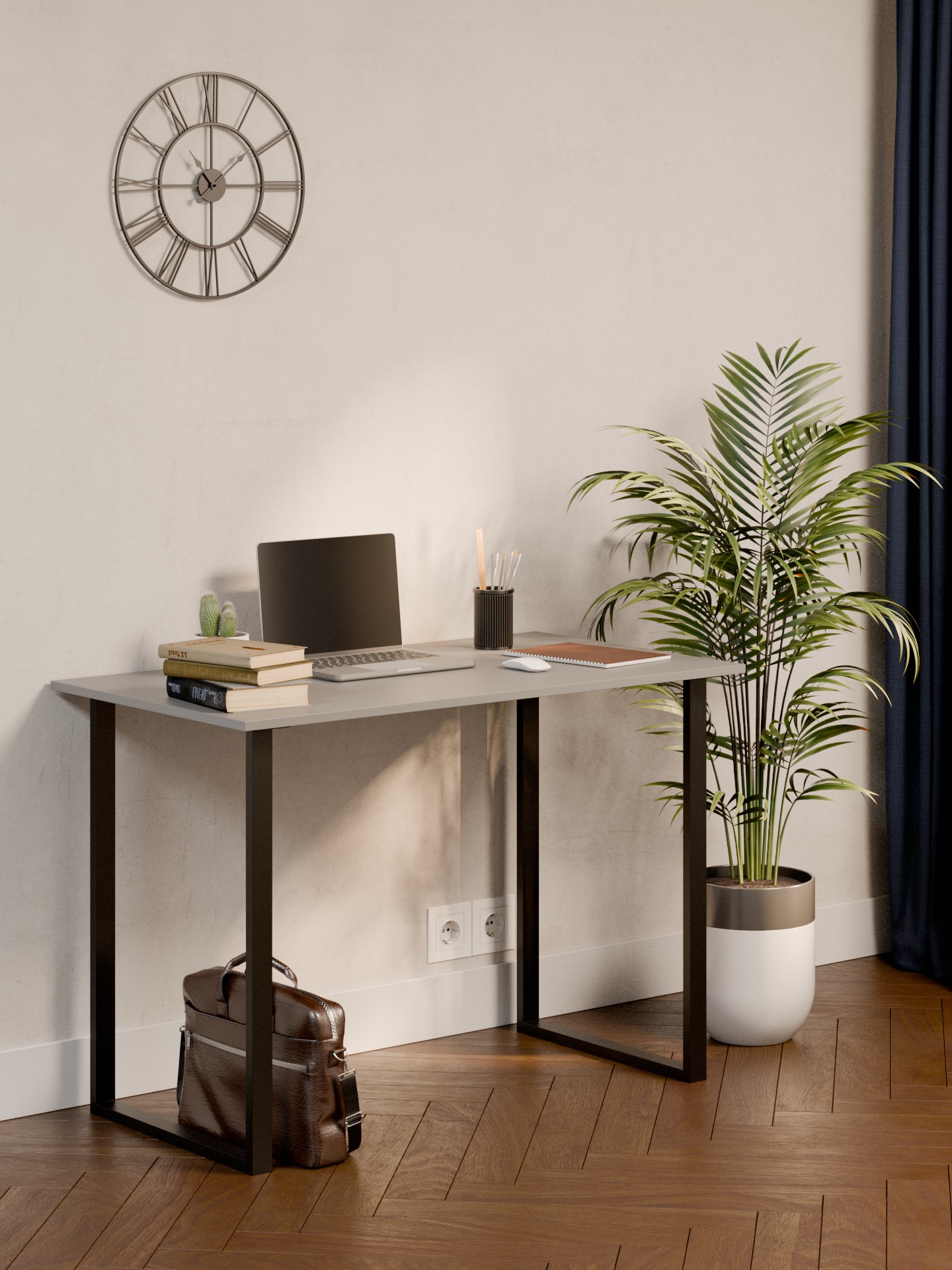 Письменный стол ММК Мебель Loft, 110x60x75 Серый