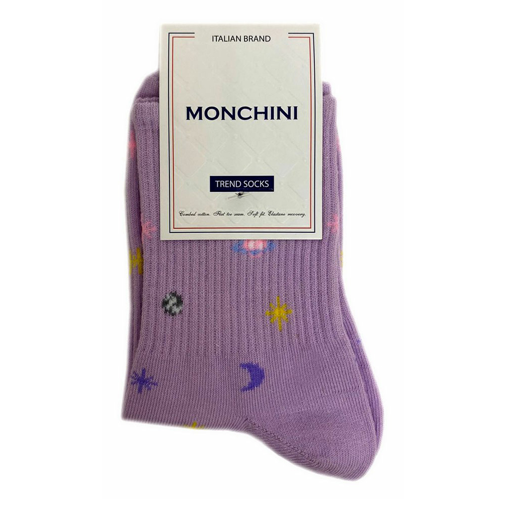 Носки женские Monchini фиолетовые 35-37