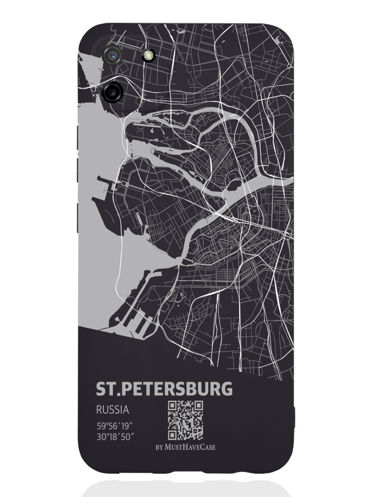 Чехол MustHaveCase RealMe C11 Карта Санкт-Петербурга
