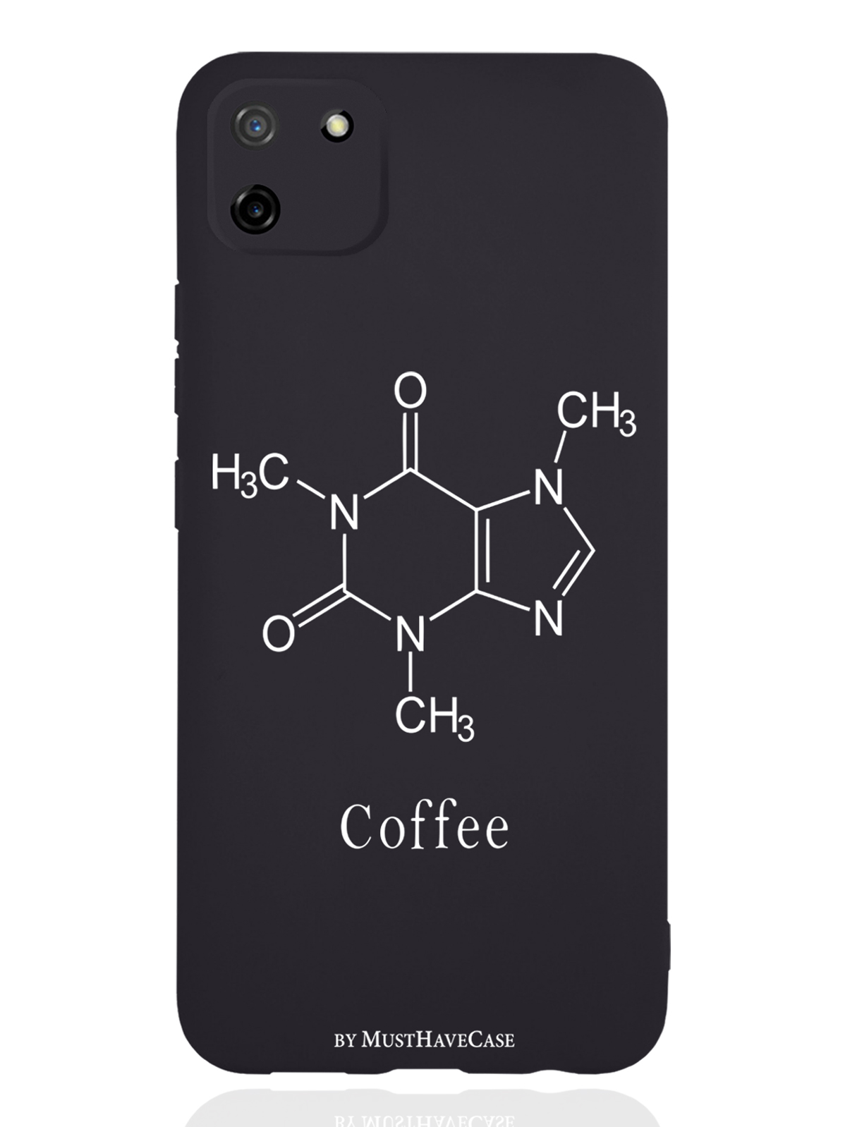 Чехол MustHaveCase RealMe C11 Молекула кофе