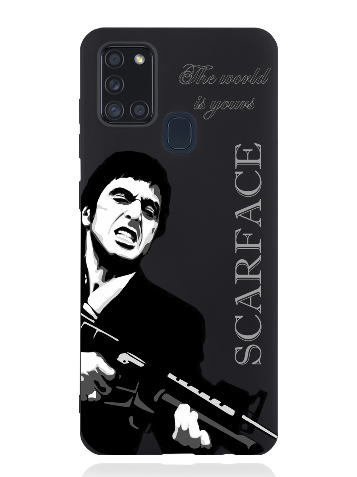 Чехол MustHaveCase Samsung Galaxy A21s Scarface Tony Montana Лицо со шрамом