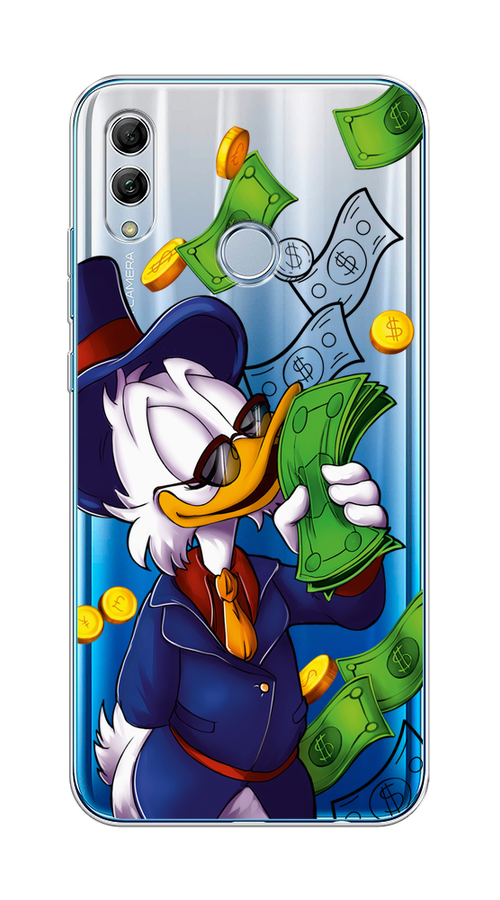 Чехол на Honor 10 Lite/Huawei P Smart 2019 "Scrooge McDuck with Money"