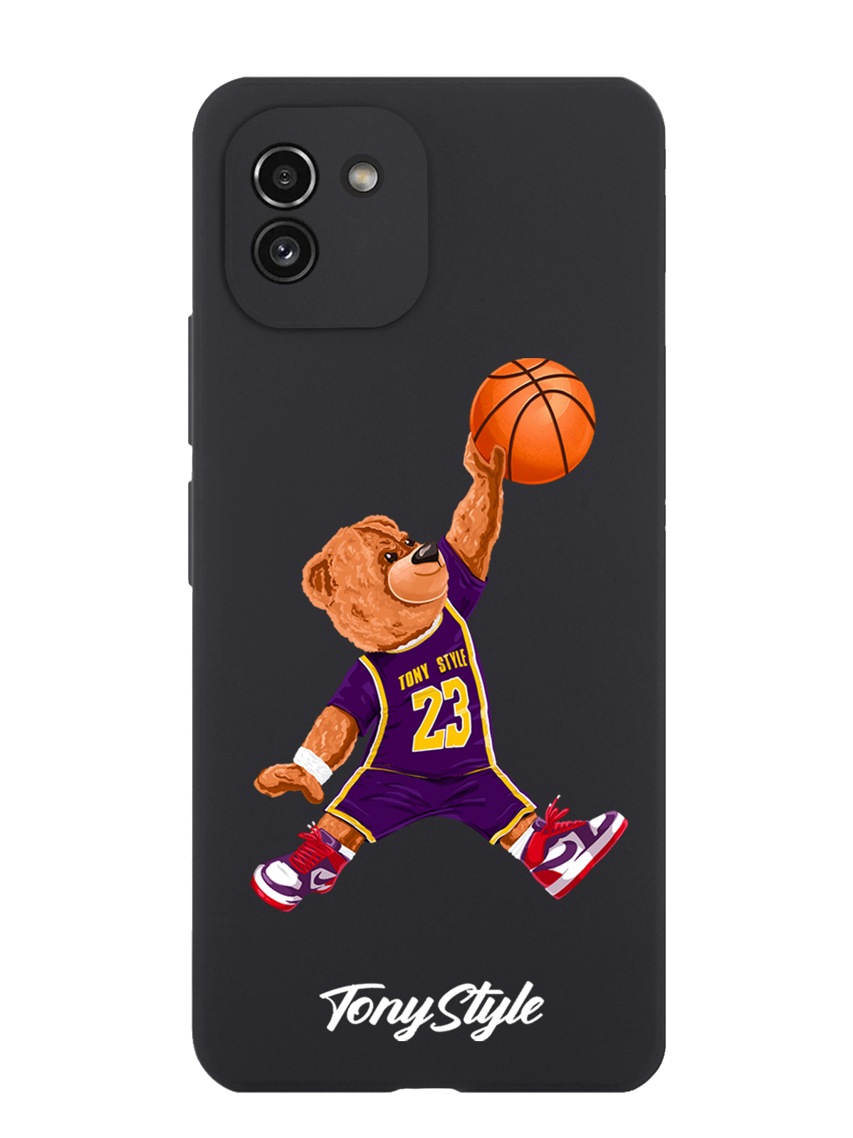 Чехол Tony Style Samsung Galaxy A03 Tony Style баскетболист с мячом