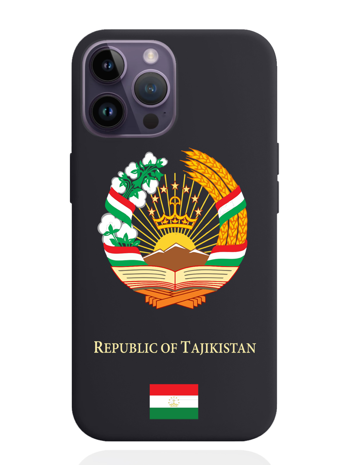 Чехол SignumCase iPhone 14 Pro Max Герб Таджикистана