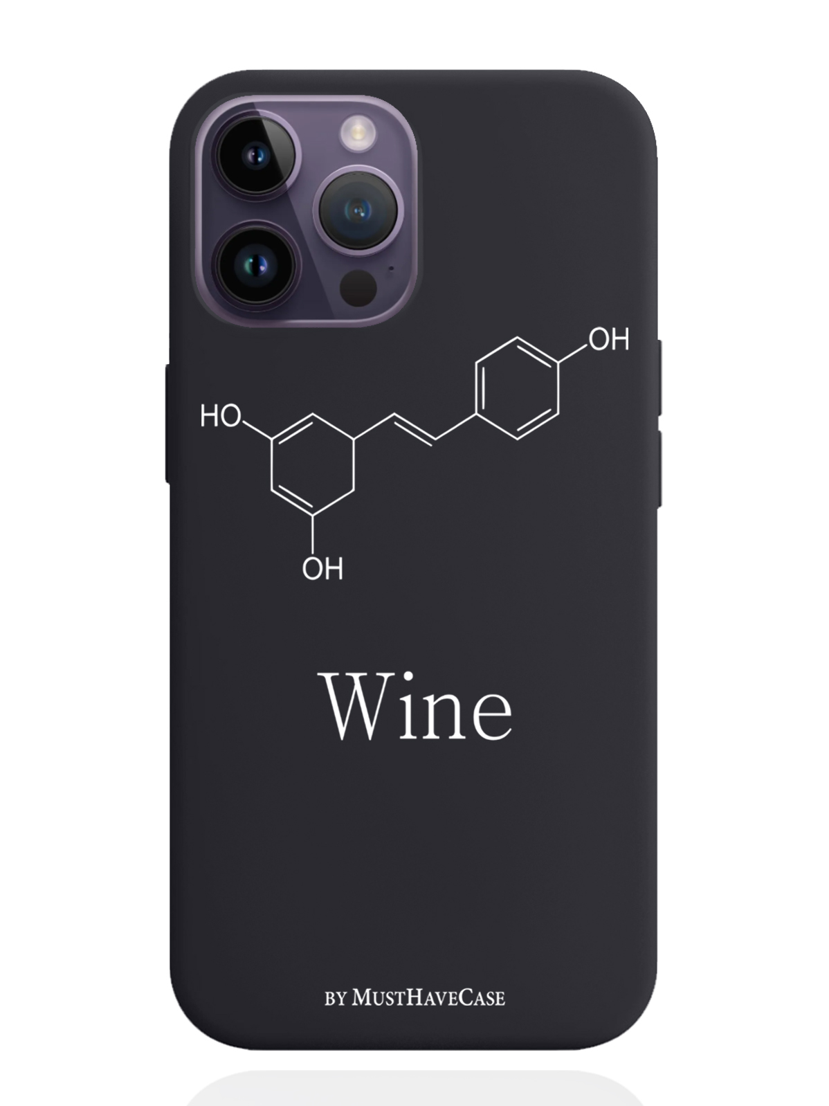Чехол MustHaveCase iPhone 14 Pro Max Молекула вина