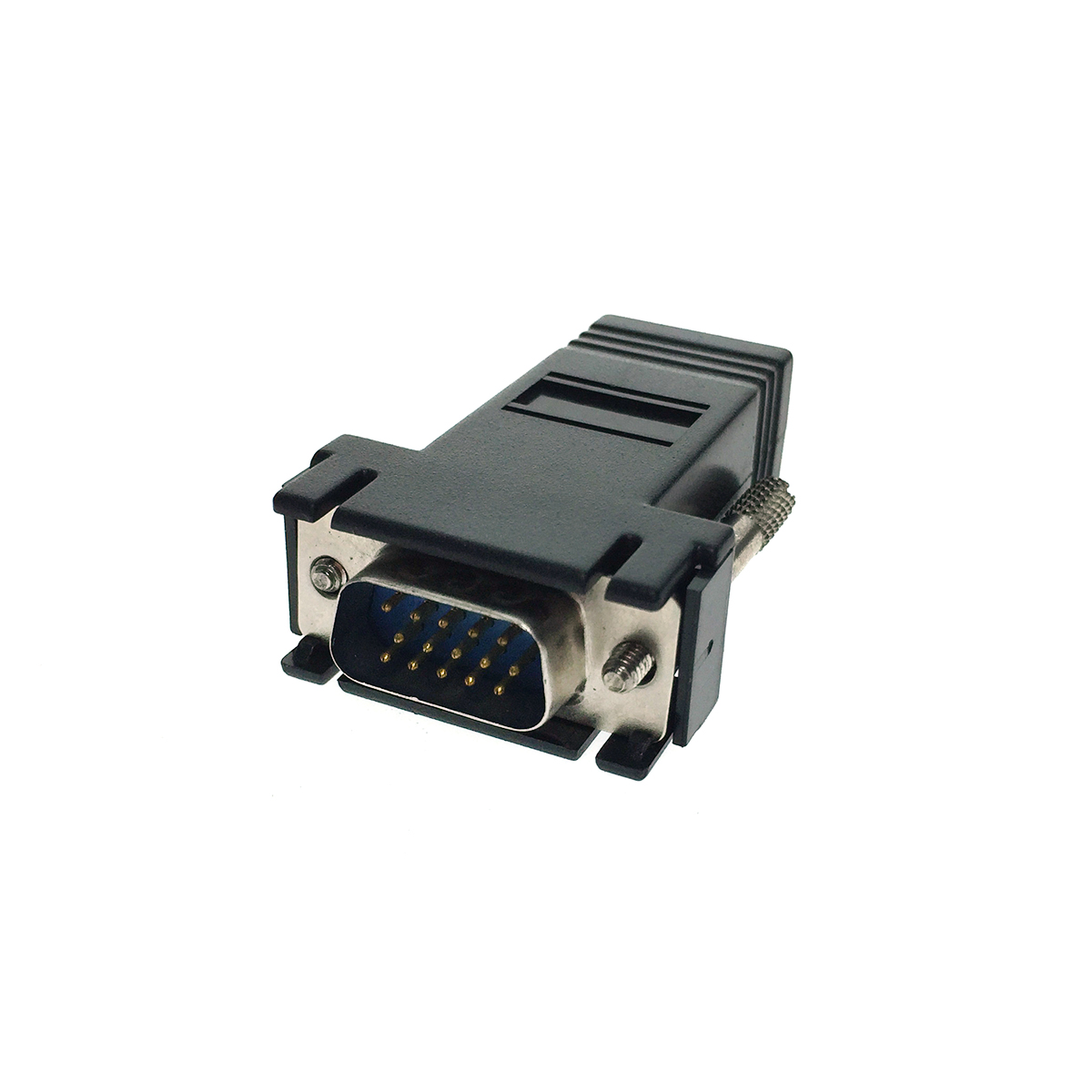 Переходник Espada VGA-RJ45 , M-F Black EVGAM