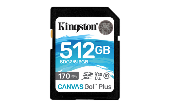 Карта памяти Kingston 512GB Canvas Go! Plus 170R (SDG3/512GB)