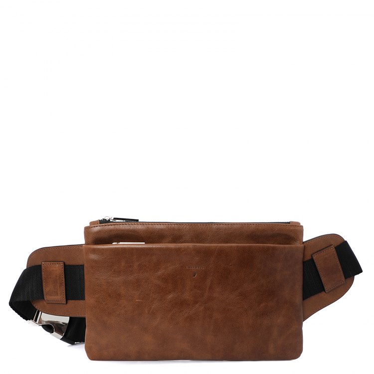 Поясная сумка мужская Calzetti ADAM, светло-коричневый
