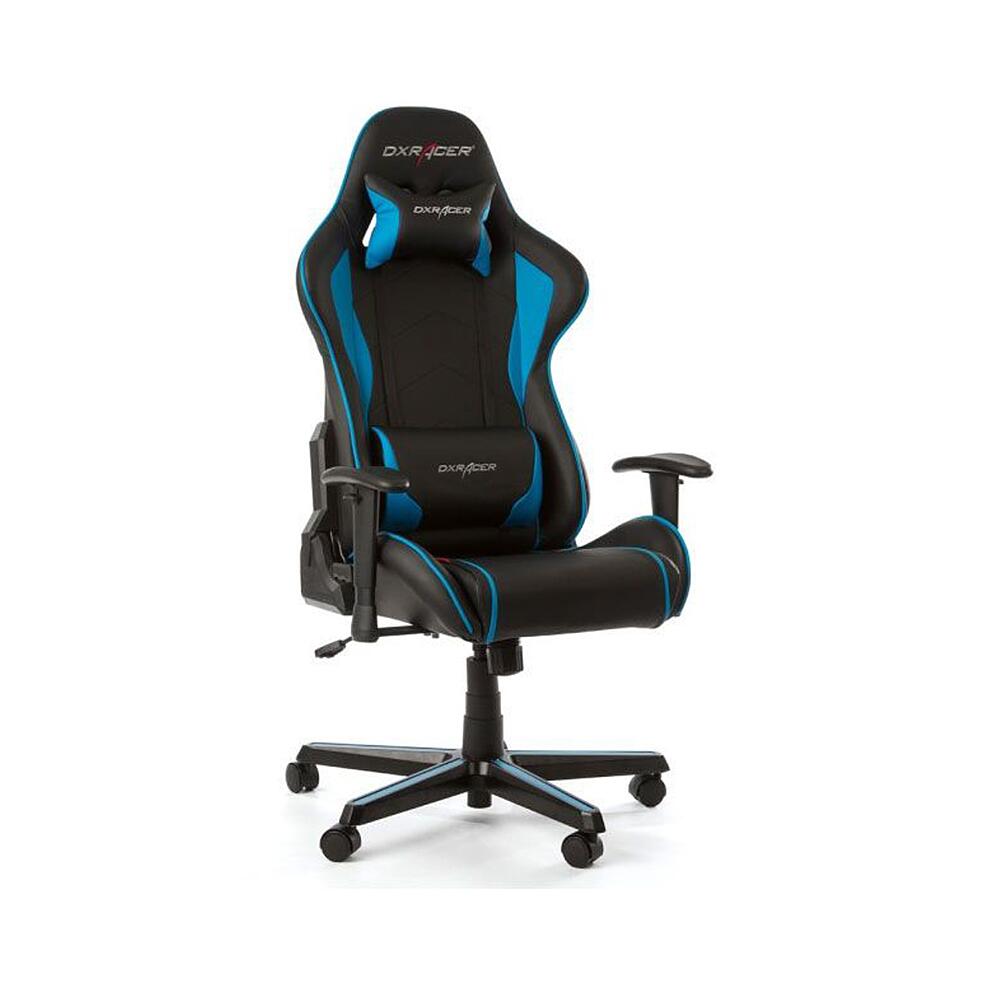 Кресло игровое DXRacer FORMULA OH/FE08/NB, черный/синий