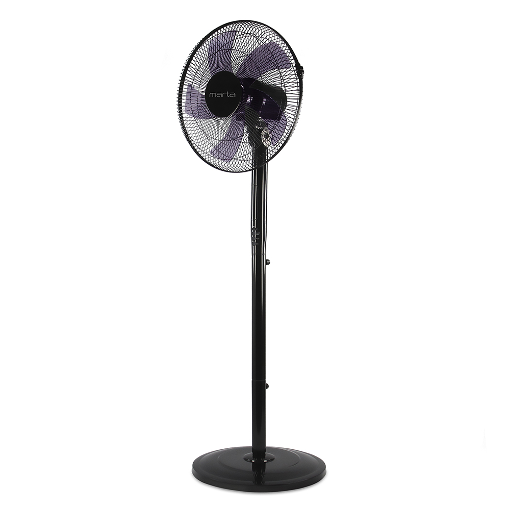 Вентилятор напольный Marta MT-FN2543 фиолетовый; черный
