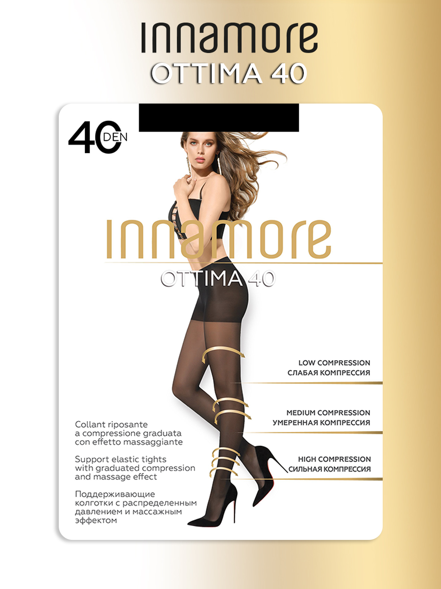 Колготки женские Innamore Ottima 40 черные 3 (M)