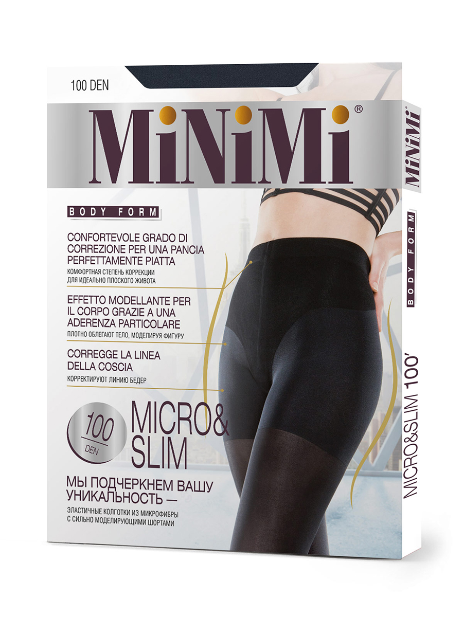 Колготки Minimi Basic MICRO&SLIM 100 blu 4(L)
