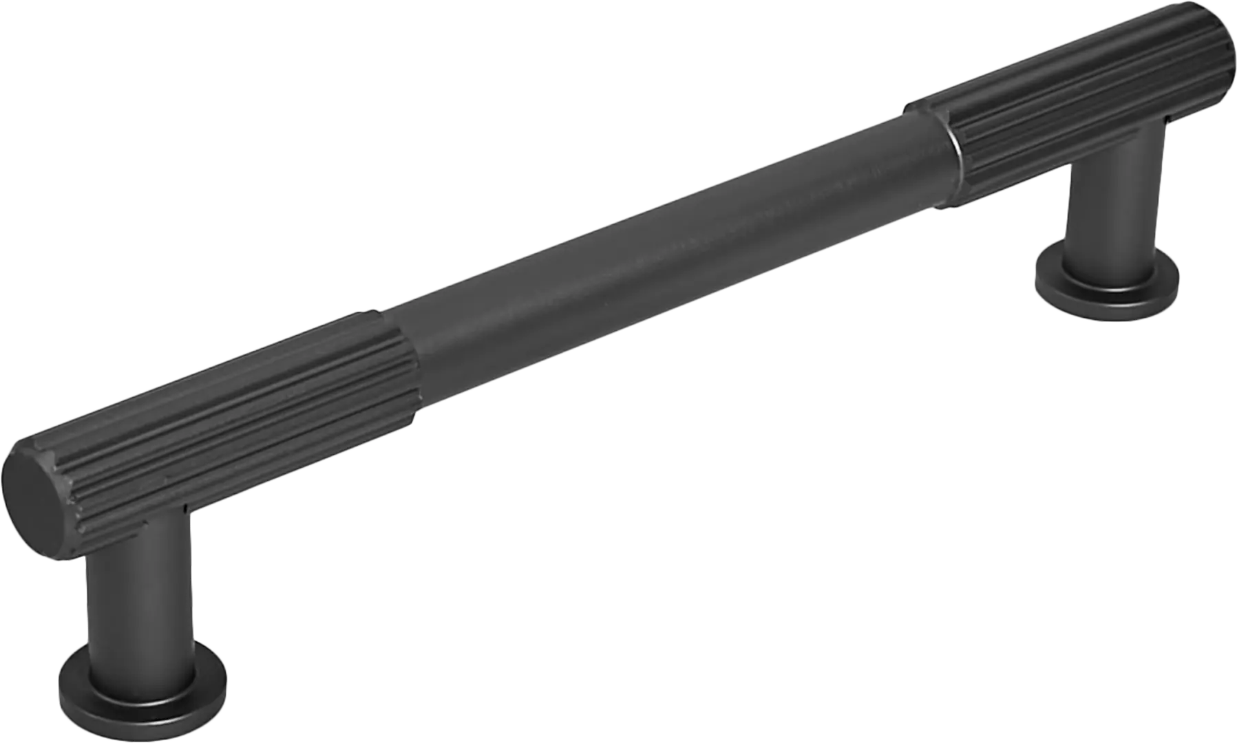 Ручка-рейлинг мебельная 8205 128 мм, цвет матовый графит