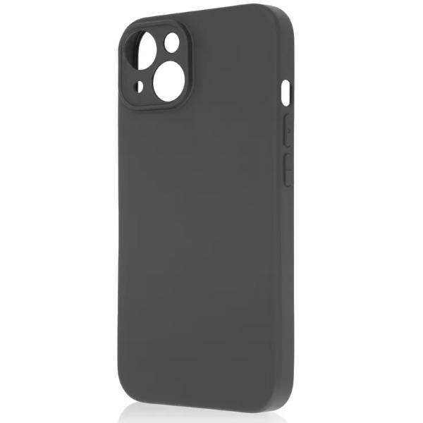 Чехол iPhone 13 Mini цветной силикон, черный