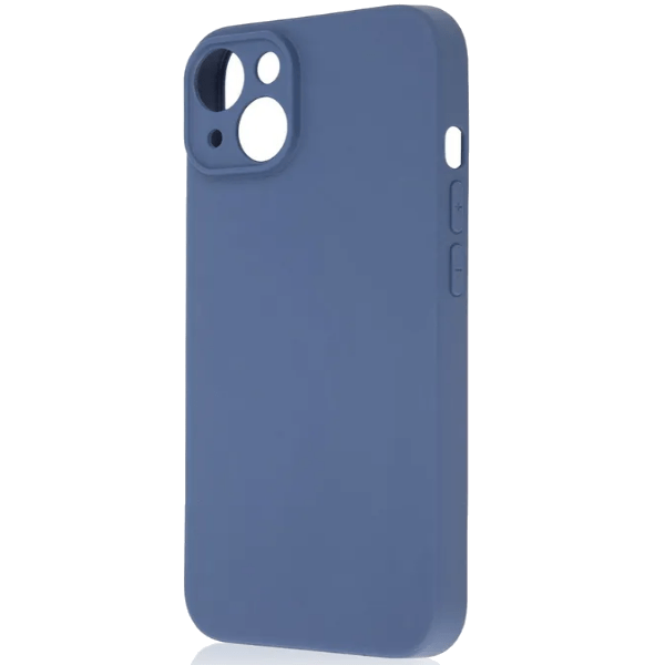 Чехол iPhone 13 Mini цветной силикон, синий