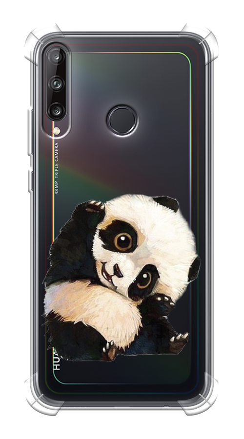 Чехол Awog  на Huawei Y7p "Большеглазая панда"