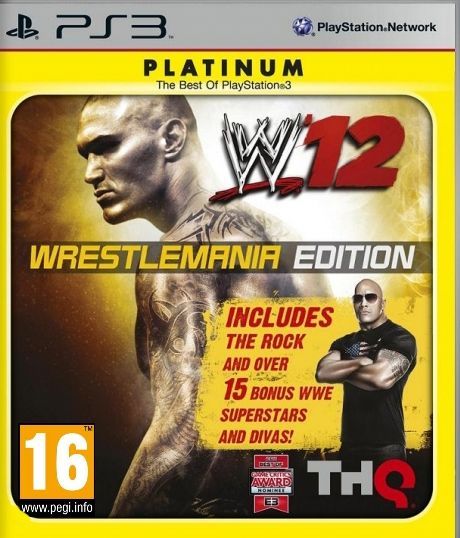Игра WWE '12: Wrestlemania Edition Platinum (PS3)