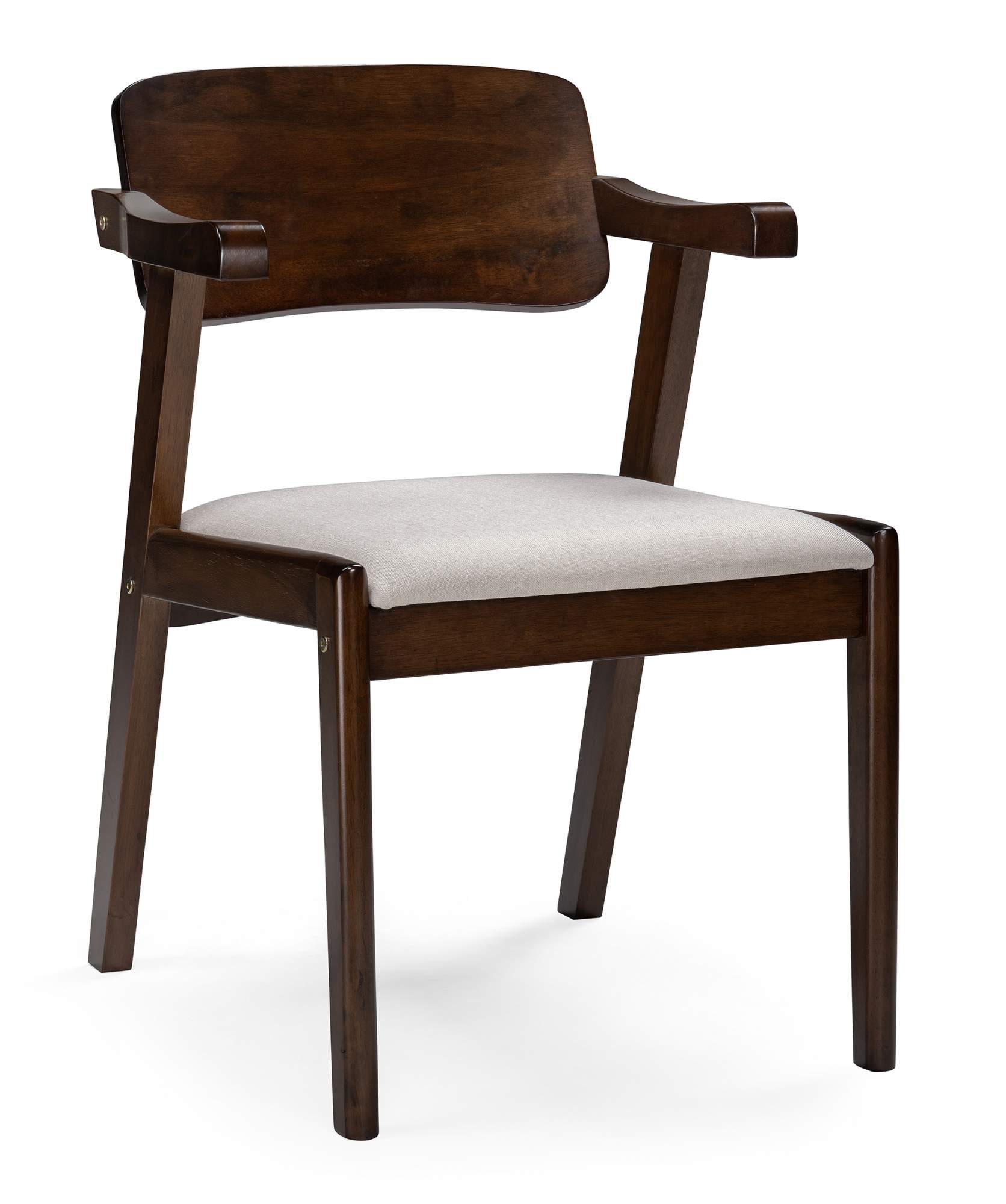 Деревянный стул Woodville Velma dirty oak / light beige