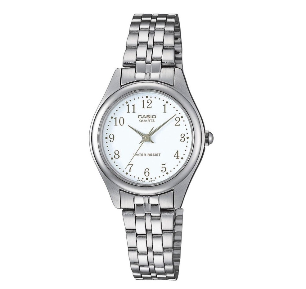 Наручные часы женские Casio LTP-1129A-7B серебристые