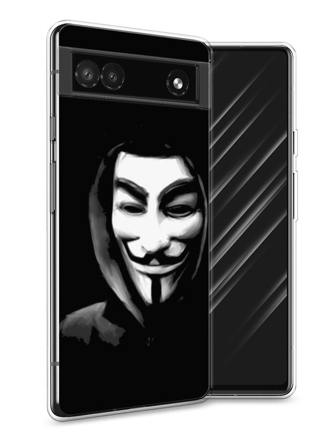 Чехол Awog на Google Pixel 6A "Анонимус"