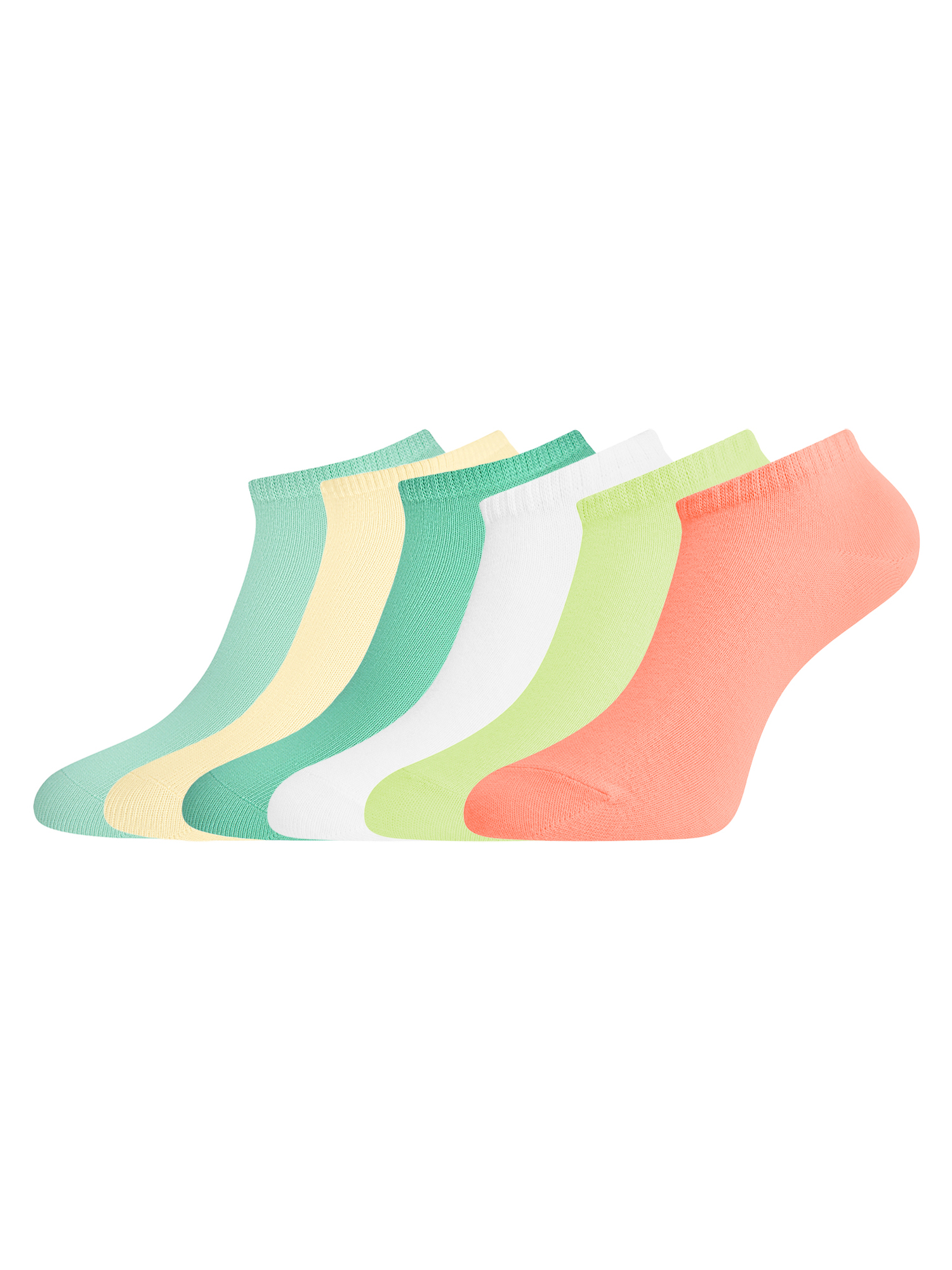 Комплект носков женских oodji 57102433T6 разноцветных 38-40