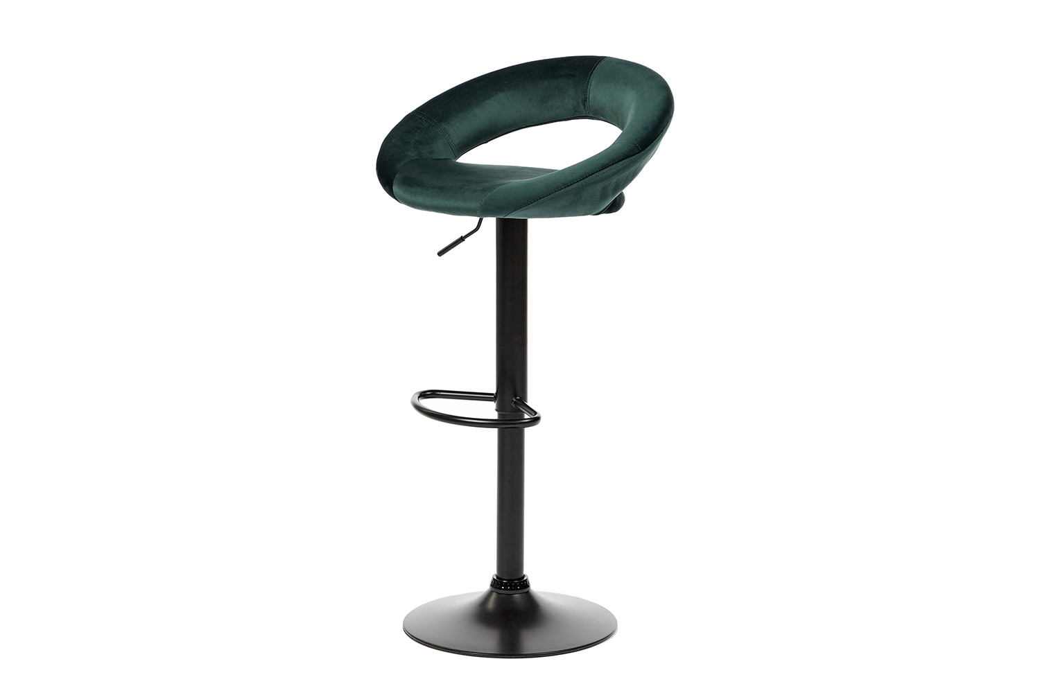 Барный стул Hoff Ufo 80333377, черный/темно-зеленый/черный/темно-зеленый