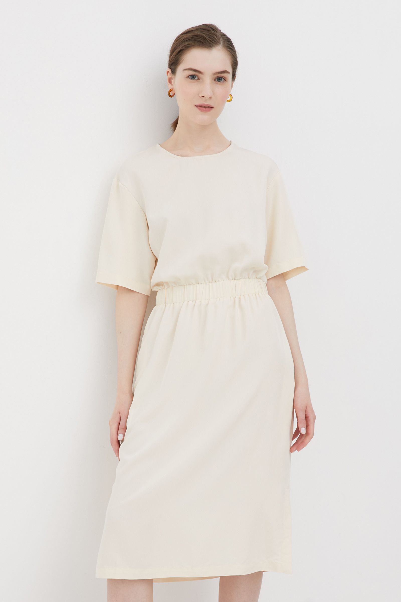 Платье женское Finn Flare FSC13038 белое XL