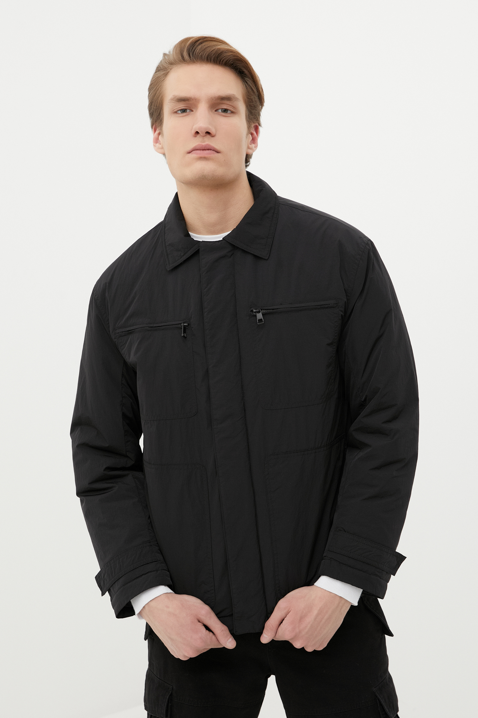 Куртка мужская Finn Flare FBC23007 черная XL