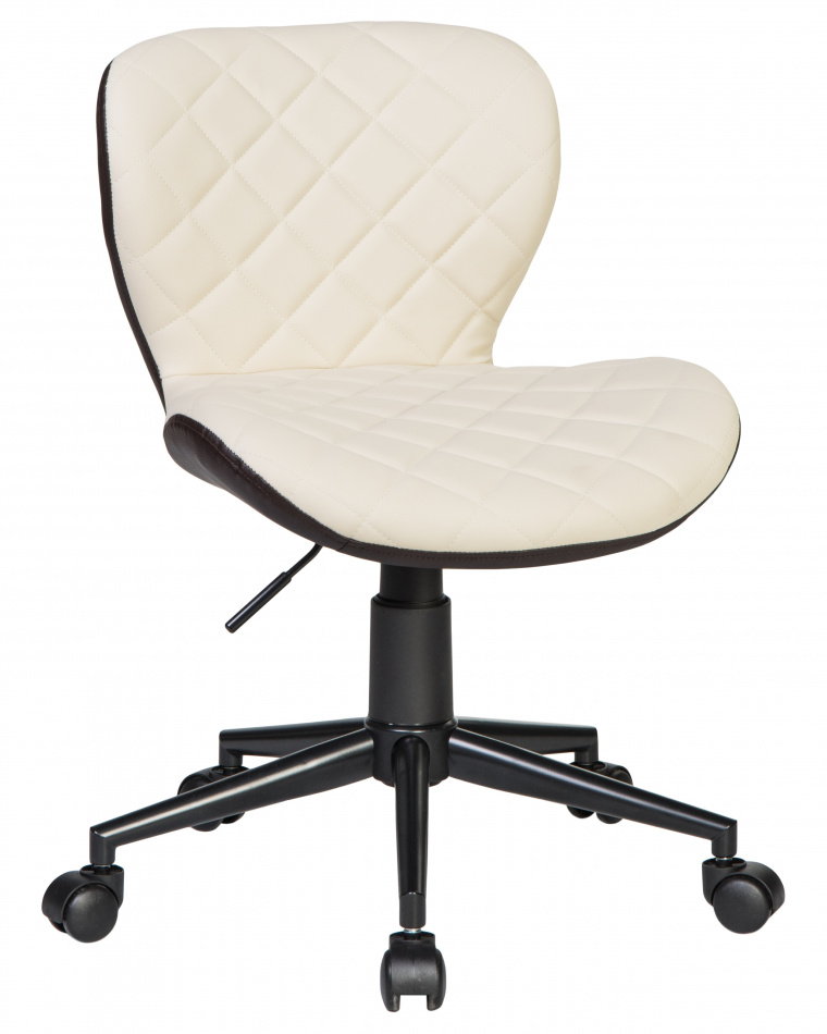 Офисное кресло для персонала DOBRIN RORY LM-9700 (кремово-коричневый)