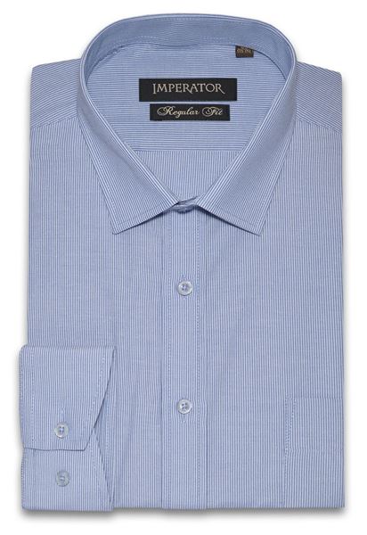 Рубашка мужская Imperator W5050-П синяя 39/170-176