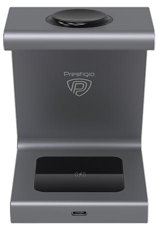 Беспроводное зарядное устройство Prestigio ReVolt A8 (SU2PCS108ASG) 18 W, grey