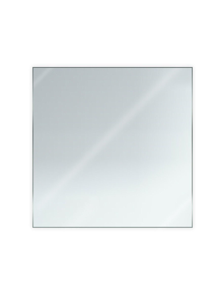 Зеркало настенное 25 х 25 см, комплект 4 шт.,  без фацета, интерьерное зеркальное панно