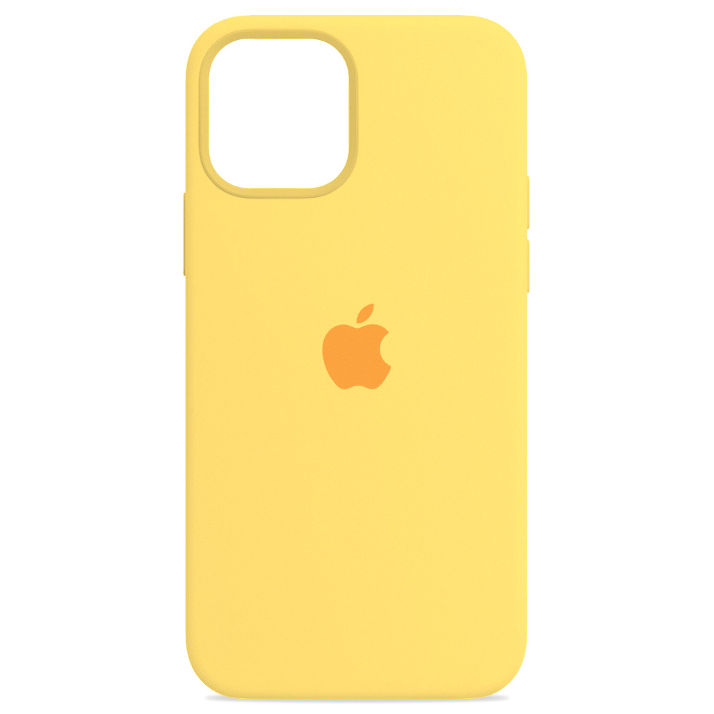 Чехол Case-House Silicone для iPhone 12 Pro Max, Банановый
