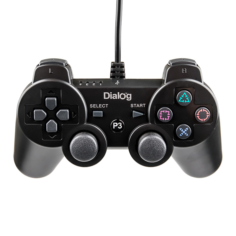 Геймпад Dialog GP-A17 для PC/Playstation 3 Black