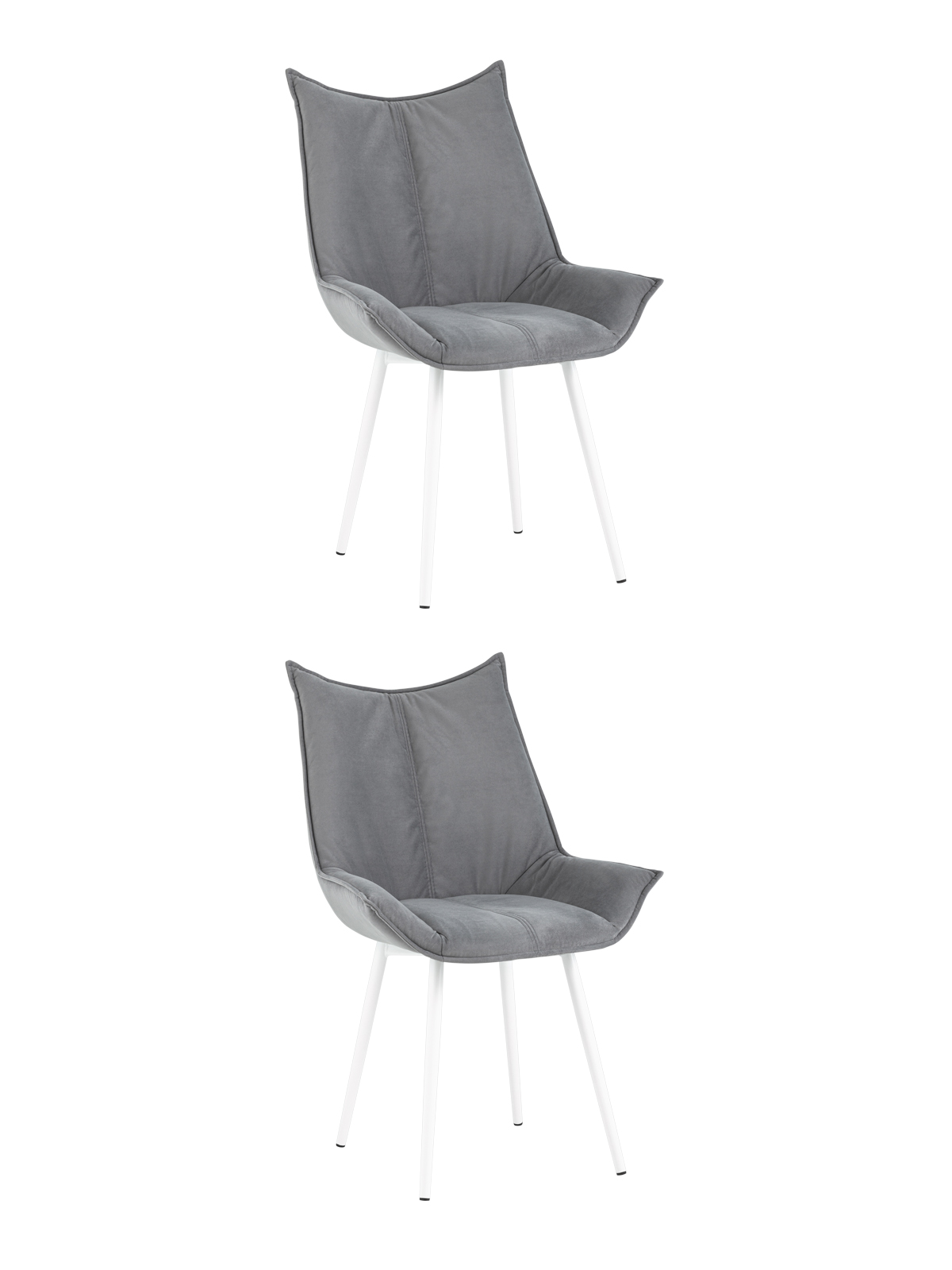 Комплект стульев 2 шт. Stool Group Осло, серый